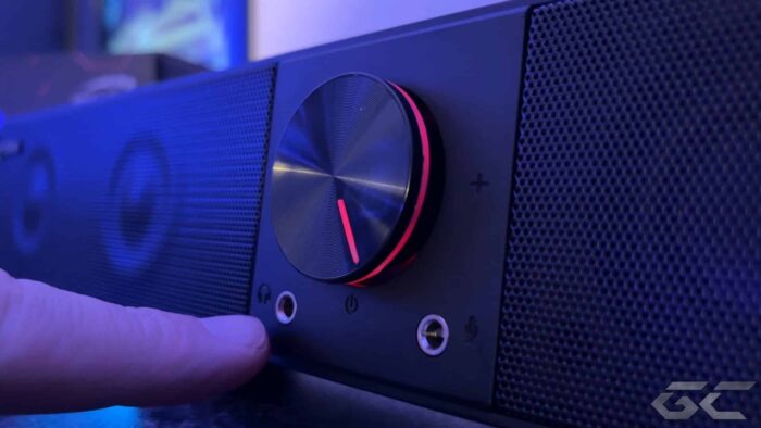 Gravity RGB Stereo Soundbar im Test | GAMECONTRAST